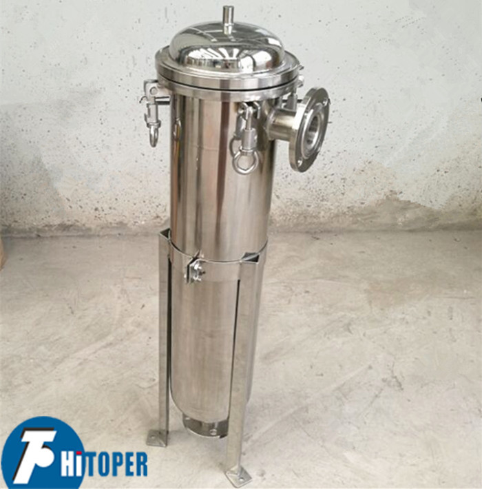 Effectieve zakfilterbehuising voor het filteren en scheiden van vaste vloeibare mengsels